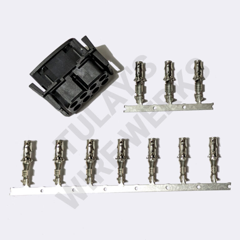 BMW 8-pin Black Unsealed Plug, E36 Tail Light Connector Kit – Tulay's ...