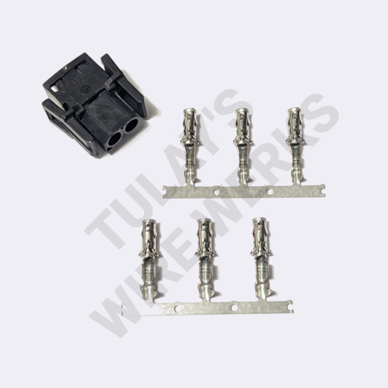 BMW 2-pin Black Unsealed Plug, E36 Third Brake Light Connector Kit ...